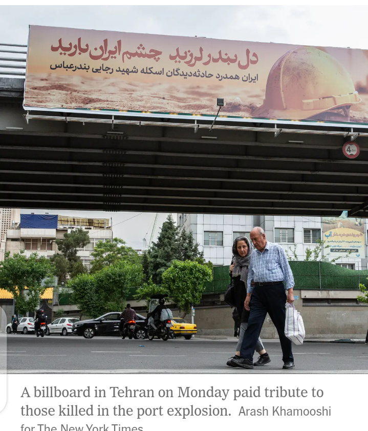 Iranian Authorities Continue Efforts To Identify Victims Of Deadly Port Explosion - Gofishe News